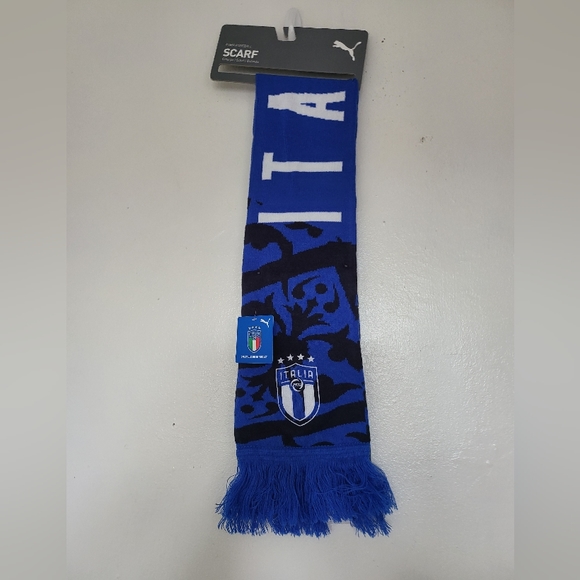 Puma | Accessories | Puma Blue Italy National Team Culture Fan Scarf ...